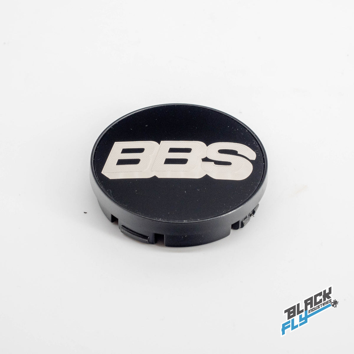 Genuine BBS Black/Silver 2D Logo 56 mm Cap Set – Black Fly Industries