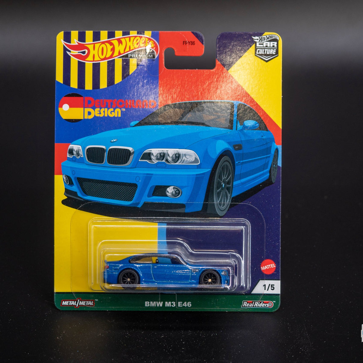 Hot Wheels Premium - BMW M3 E46 - Deutschland design – Black Fly Industries