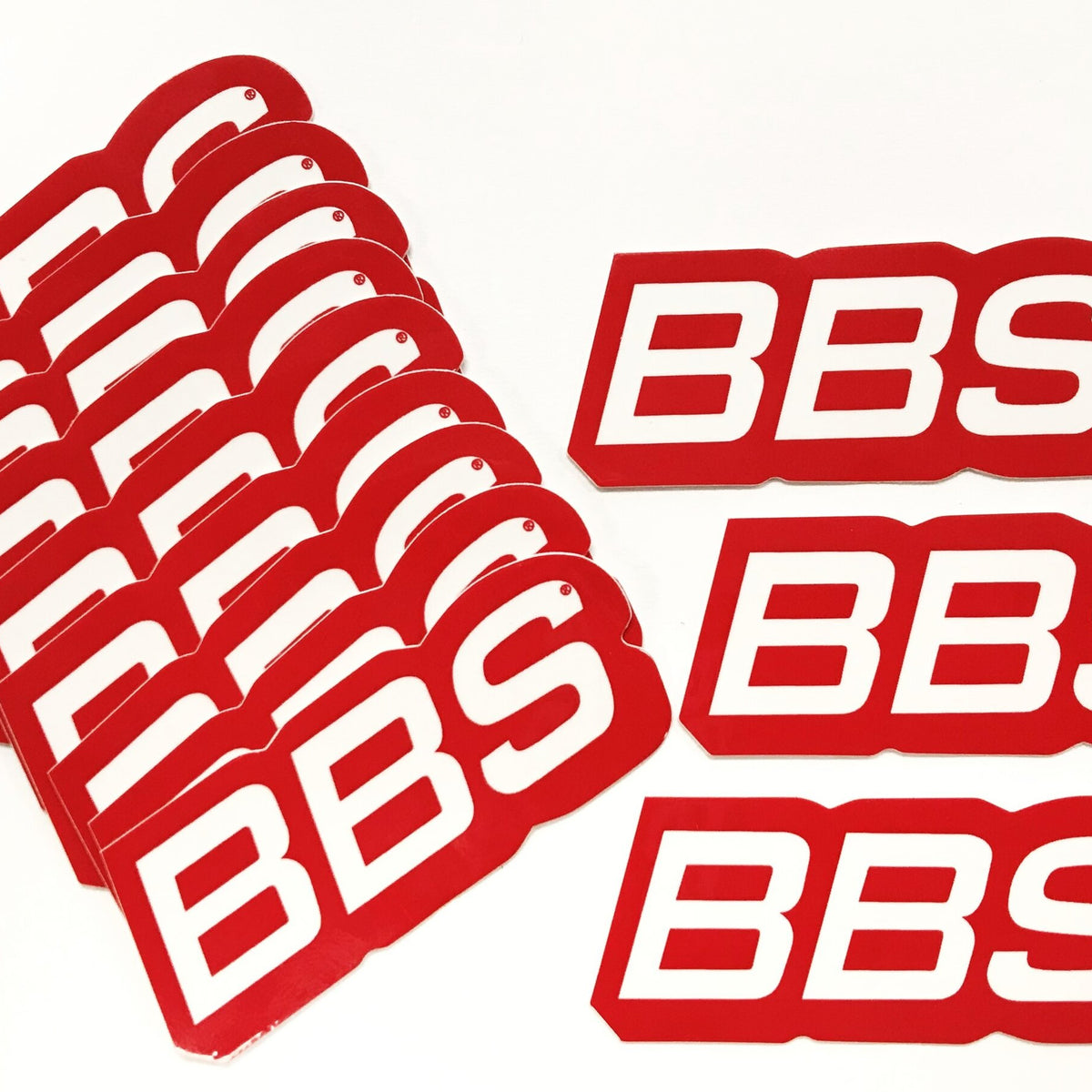 Genuine BBS Red/White LIP DECAL – Black Fly Industries